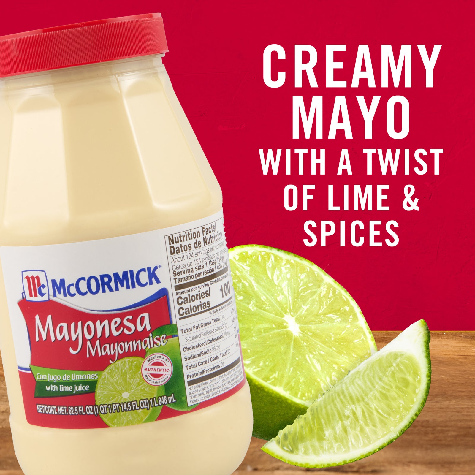 McCormick Mayonesa (Mayonnaise) With Lime Juice, 62.5 oz – Shop ...
